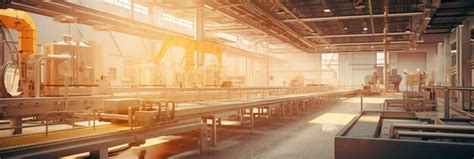 Premium Photo Crop Processing Plant With Conveyor Belts Sorting