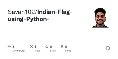 GitHub Savan Indian Flag Using Python
