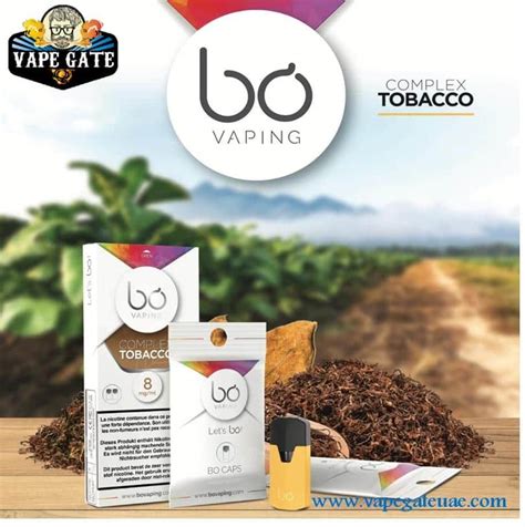 Bo Caps Pods Complex Tobacco By Bo Vaping Abu Dhabi And Dubai Uae