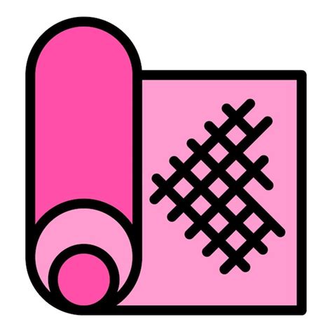 Premium Vector Textile Roll Icon Outline Textile Roll Vector Icon For