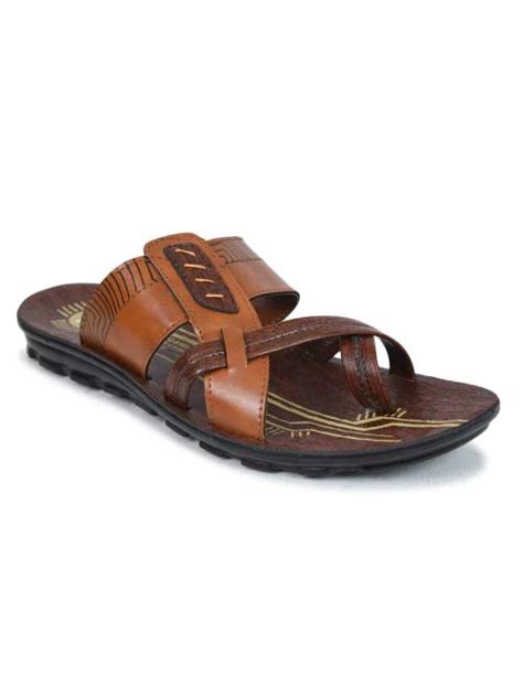 Buy Ajanta Men Sandals And Slippers Brown Online At Best Prices In India