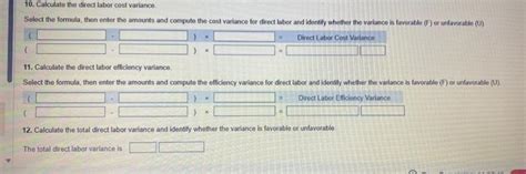 Solved 7 Calculate The Direct Materials Cost Variance Chegg