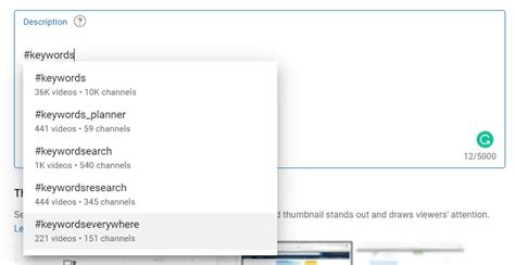 How To Add Keywords In YouTube Video Description