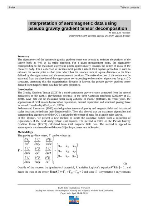 pdf interpretation of aeromagnetic data using pseudo gravity gradient