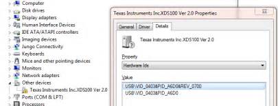 XDS100v1 And XDS100v2 Driver Problem Code Composer Studio Forum Code Composer Studio TI