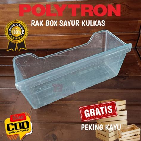 Jual Rak Box Sayur Dan Buah Kulkas Polytron Original Shopee Indonesia