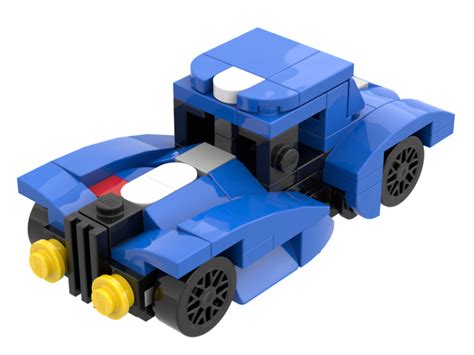 Lego Moc 1930s Sport Car By Somedude Rebrickable Build With Lego