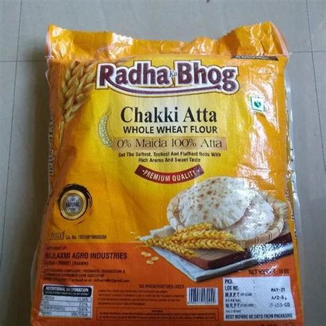 Atta Radha Bhog Red Chakki Fresh 15kg At ₹ 546piece Fresh