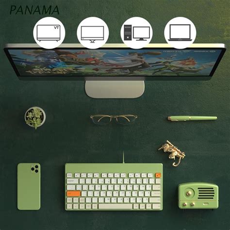 Nama 79 Keys Wired Usb Keyboard Quiet Design Ultra Slim Keypad For Pc Computer Laptop Usb