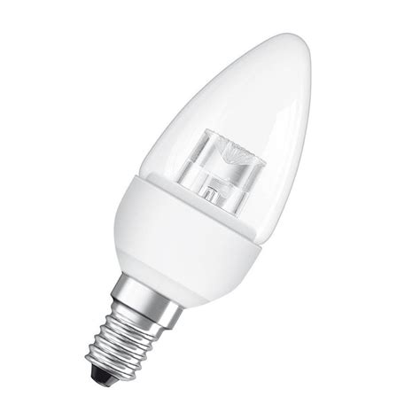 6 x Osram LED Star Classic B Kerze 3 5W 25W E14 klar warmweiß 2700K