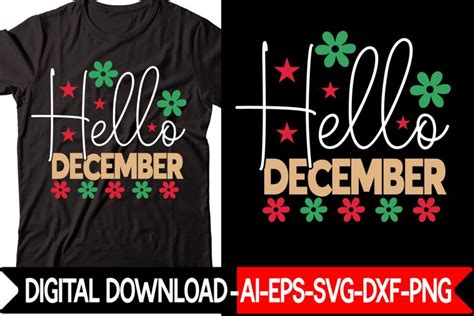 Hello December Svg 2262658