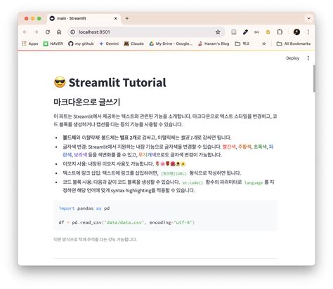 Streamlit으로 데이터 분석 결과를 빠르게 시각화하기