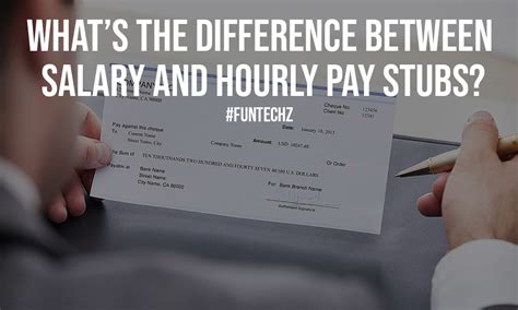 Whats The Difference Between Salary And Hourly Pay Stubs