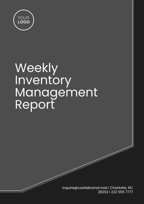 Inventory Tracking Template