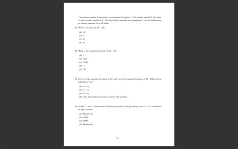 Solved The Random Variable X Has Mean And Standard Chegg