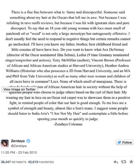 Zendayas Response To Criticism Of Her Oscars Locs Is Exactly What