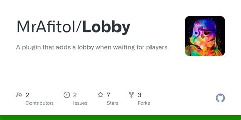 GitHub MrAfitol Lobby A Plugin That Adds A Lobby When Waiting For Players