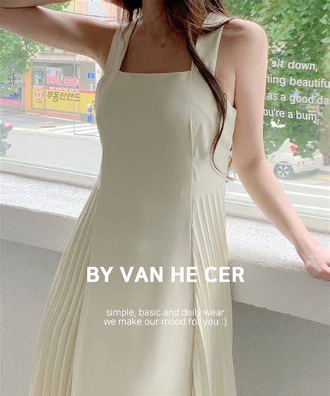 반해써 5color백화점퀄리티 하객룩 데이트룩 스퀘어 나시 플레어 뷔스티에 롱 원피스 Tyw996