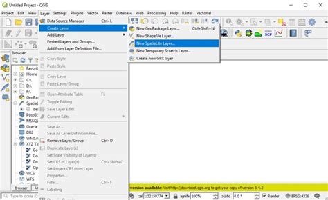 introduction to the use of spatialite and geopackage in qgis 3 gis tuto