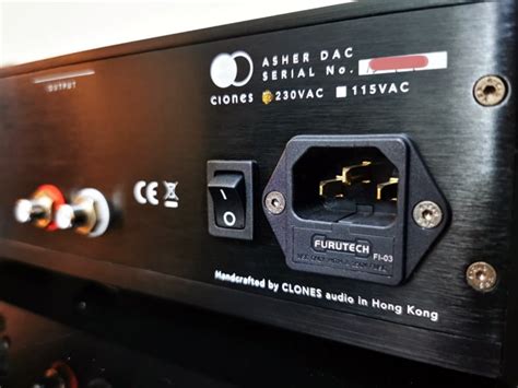 Clones Audio Asher Reference Dac With Femtoclock I2s Aesebuinputs