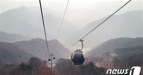 한시운영기간 6개월 연장 정선 가리왕산케이블카 운명은