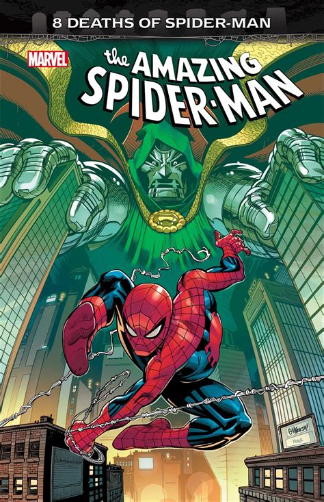Sdcc 2024 8 Deaths Of Spider Man Saga Debuts A Doom Inspired Suit