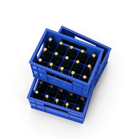 Plastic Bottle Crates With Beer Bottles Model Turbosquid 2018871