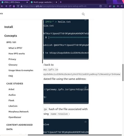 Inline Code Blocks Are Not Wrapping · Issue 799 · Ipfsipfs Docs · Github