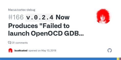 `v024` Now Produces Failed To Launch Openocd Gdb Server Timeout