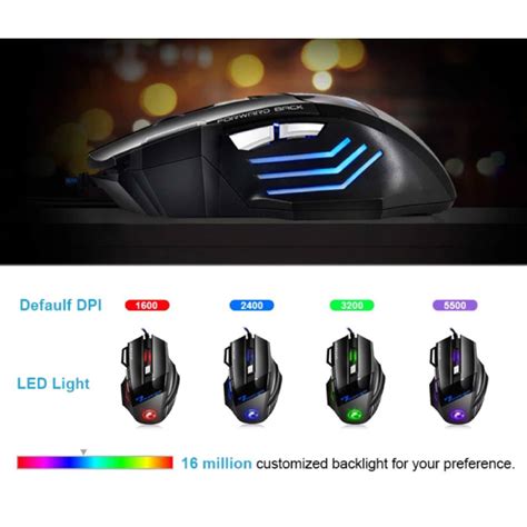 X7 Optical Gaming Mouse Wired Right Handed And Ergonomic With Dpi
