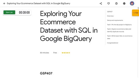 Exploring Your Ecommerce Dataset With SQL In Google BigQuery GSP YouTube