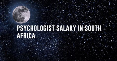 Psychologist Salary In South Africa