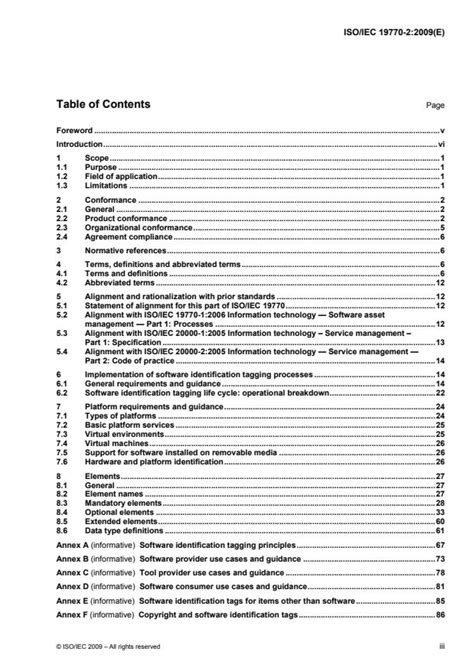 ISO IEC 19770 2 2009 Information Technology Software Asset Management Part 2 Software