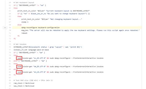Missing Sudo At Dpkg Reconfigure Keyboard Configuration · Issue 980 · Nextcloudvm · Github