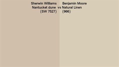 Sherwin Williams Nantucket Dune Sw 7527 Vs Benjamin Moore Natural