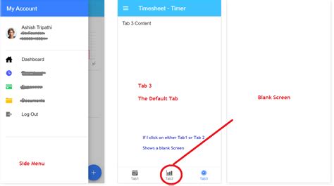 Ionic React Side Menu And Tabs Together Only Default Tab Is Working