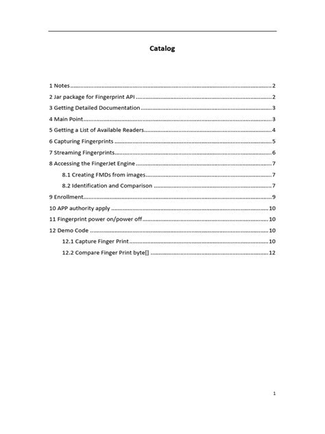 Fingerprint Sdk Api Pdf