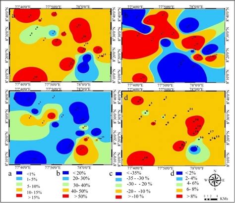A D The Spatial Map A Corrosivity Ratio B Pi C Rsc D Sar Download Scientific