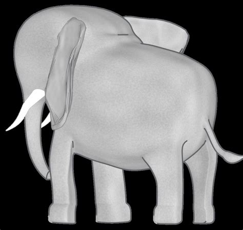 かわいいゾウのイラスト いらすとマッピング