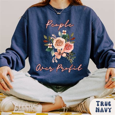 Anti Capitalist Comfort Colors Sweatshirt Leftist T Social Etsy