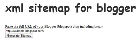 How To Create A Blogger Sitemap And Submit It To Google In