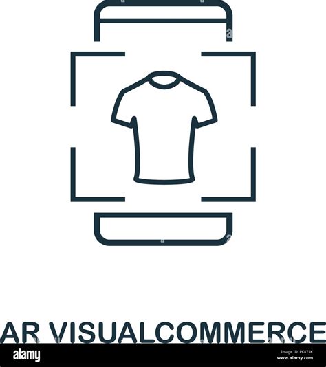 Augmented Reality Commerce Icon Monochrome Style Design From Visual Device Collection Ui