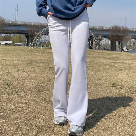 언니가간다 완전편해 마야 부츠컷 밴딩 팬츠 긴바지 트레이닝 스판 츄리닝 슬림라인 위시버킷