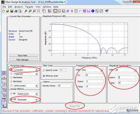 基于matlab Fpga Verilog的fir滤波器设计 电子发烧友网