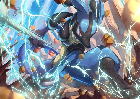 Lucario Pokemon Drawn By Ririri User Rkrv Danbooru