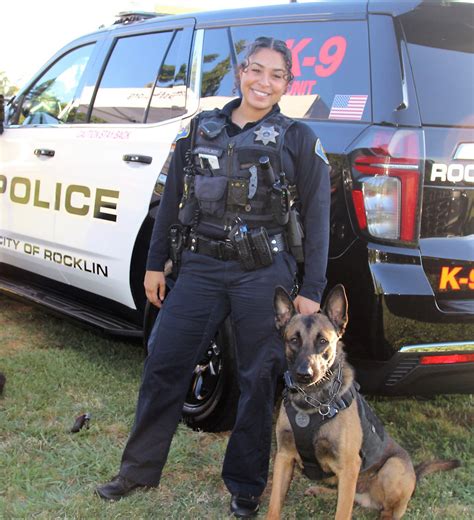 Rocklins First Female K9 Officer