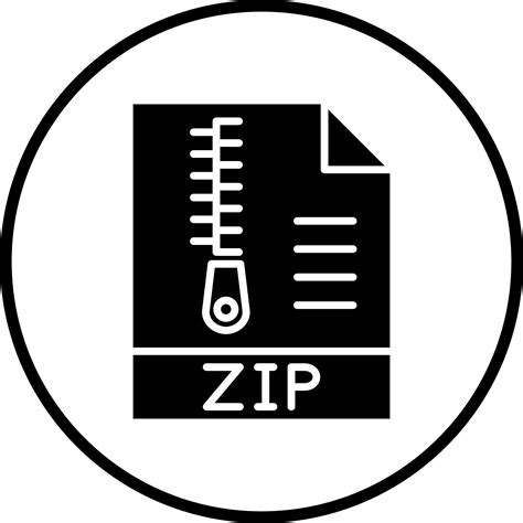 Vector Design Zip File Vector Icon Style 22232600 Vector Art At Vecteezy