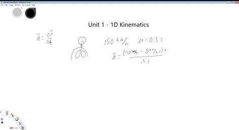 Basic Kinematics Example 1 Numerade