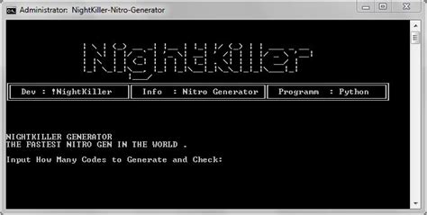 Github Mrx Developer Nitro Generator Nitro Generator For Discord Develop By Ightkill R