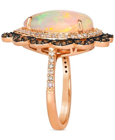 Le Vian Neopolitan Opal 5 1 5 Ct T W And Diamond 3 4 Ct T W Pear